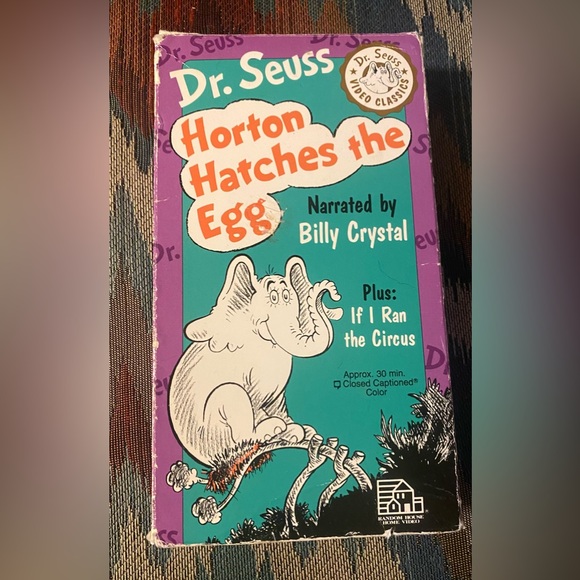 Dr. Seuss | Media | Dr Seuss Video Classics Horton Hatches The Egg If I ...